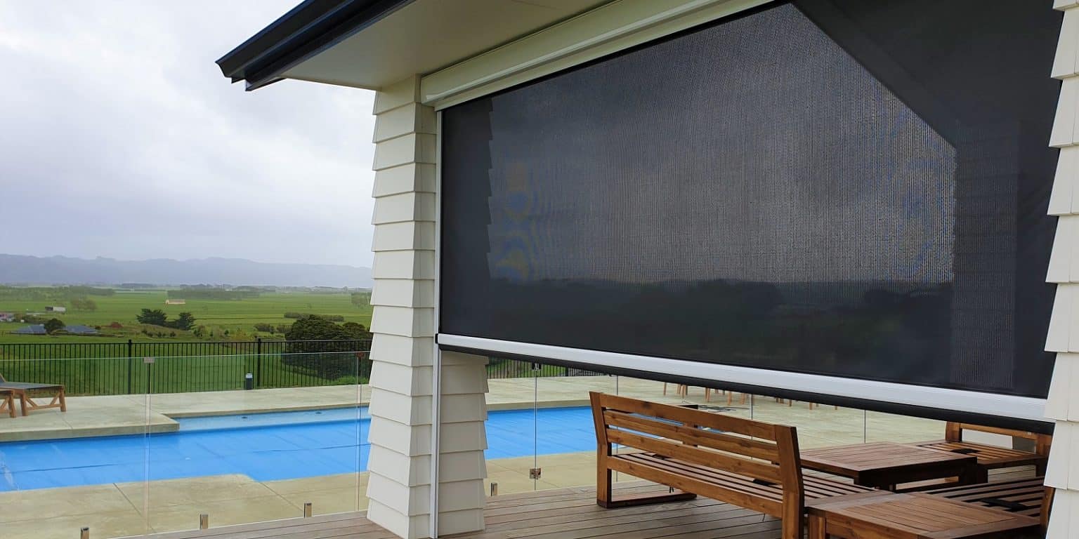 Omni Screen - Drop Down Outdoor Screens | SunGuard