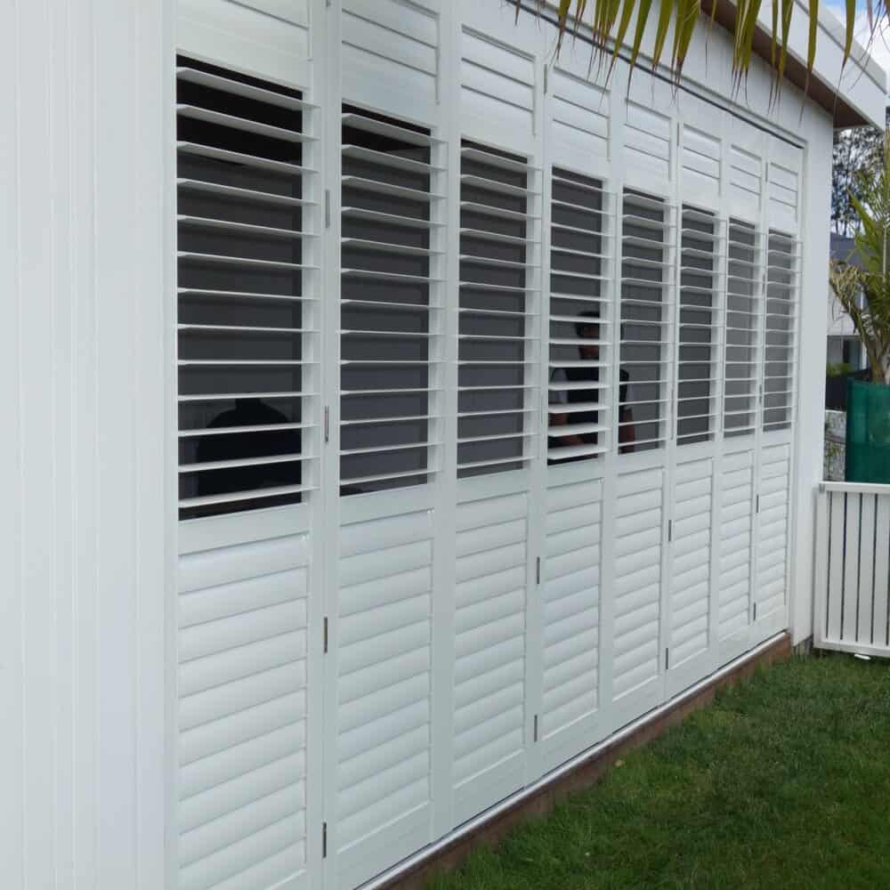 Outdoor Aluminium Shutters - Aluminium Exterior Shutters NZ | SunGuard