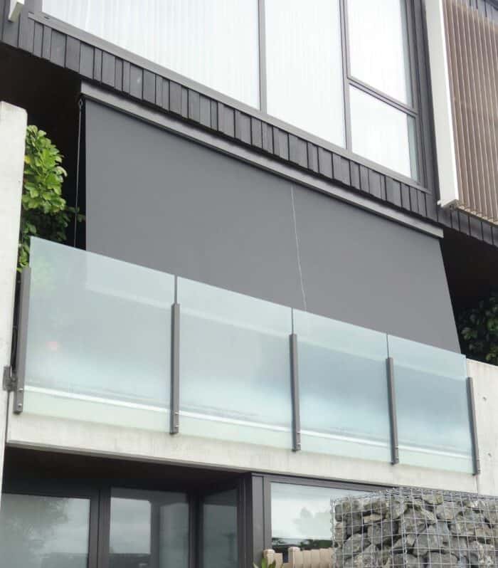 Mesh Fabric Omni Screen Grey Lynn - Cafe Screens Auckland NZ