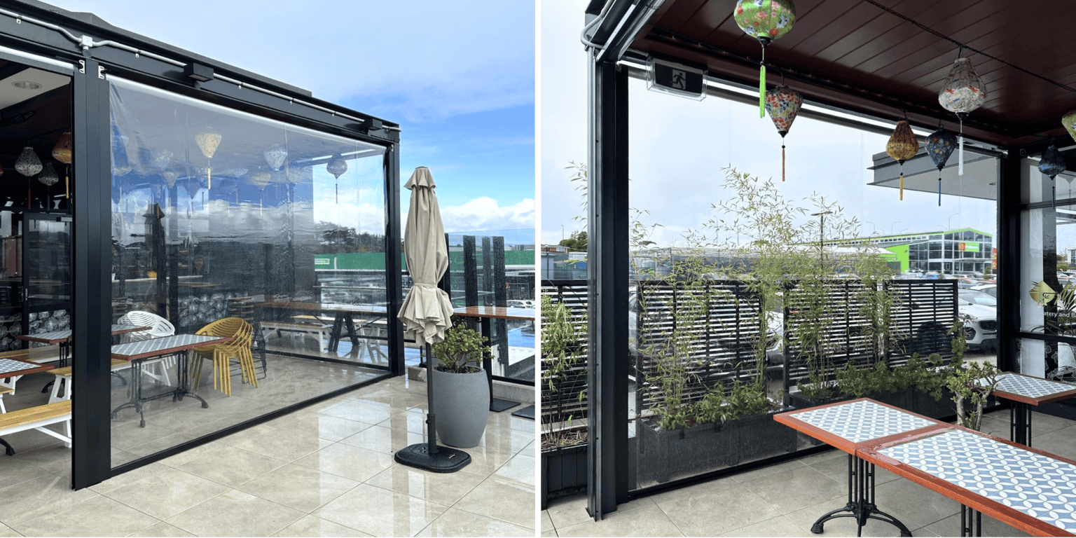 Omni Screen - Drop Down Outdoor Screens | SunGuard